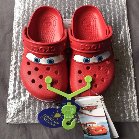 CROCS | Shoes | Crocs Lightning Mcqueen Clog Toddler Sizes C7 Disney ...